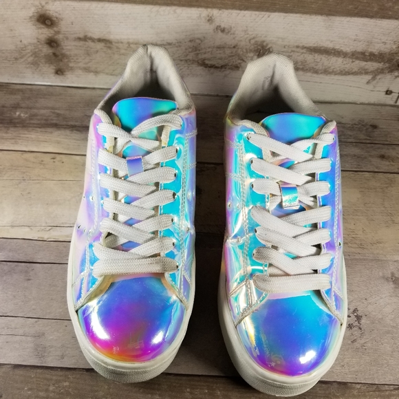 J. Adams | Shoes | J Adams Rainbow Platform Sneakers Size 7 | Poshmark